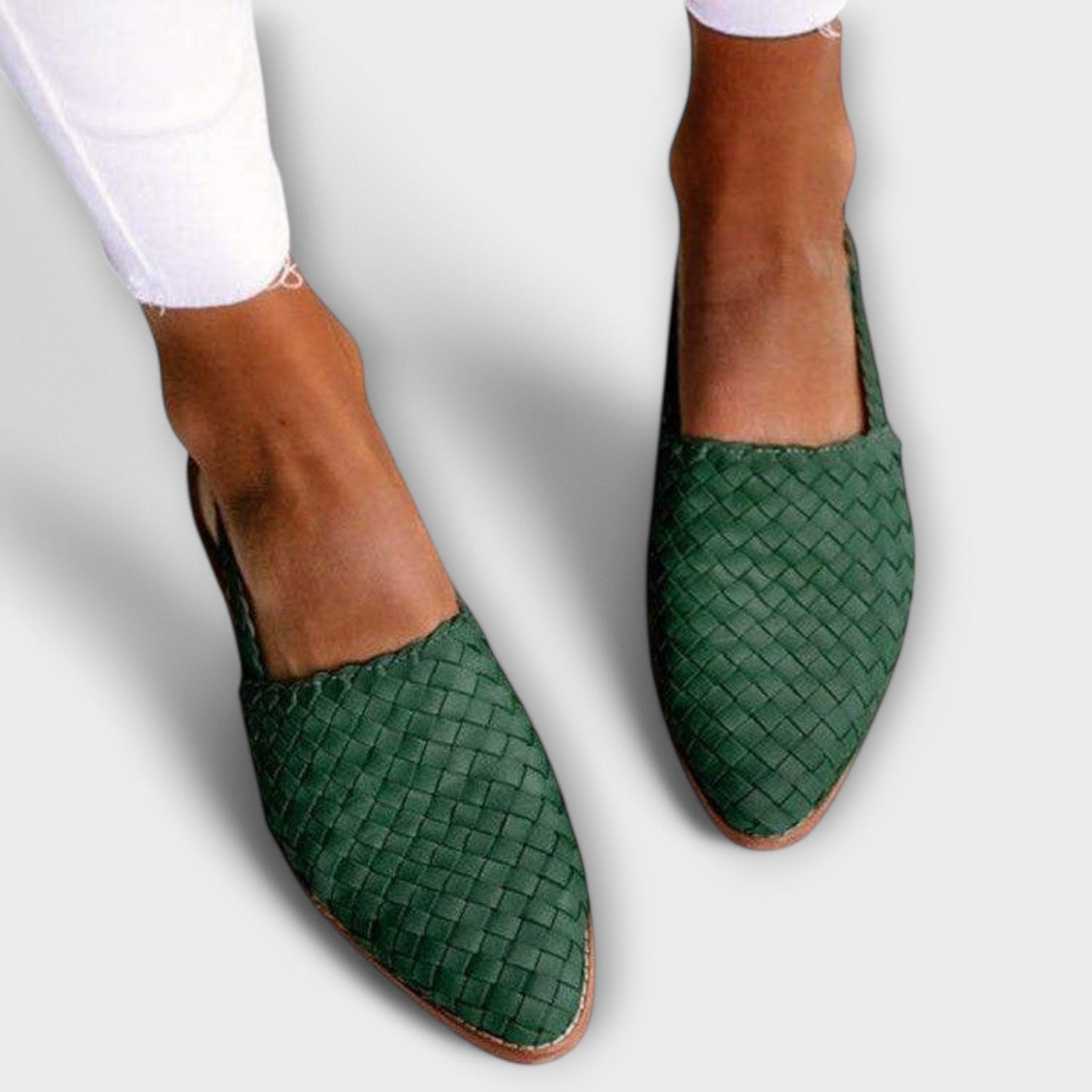Lena | Woven Slingback Loafer – Selvona